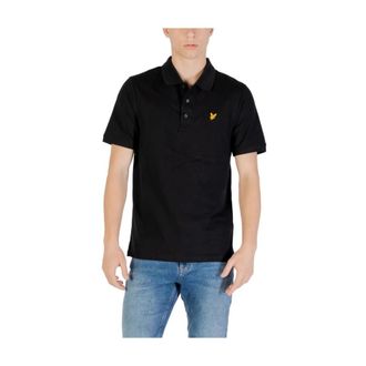 Lyle & Scott Elegantes Kurzarm-Poloshirt - - Tops - Herren - Schwarzk - XL