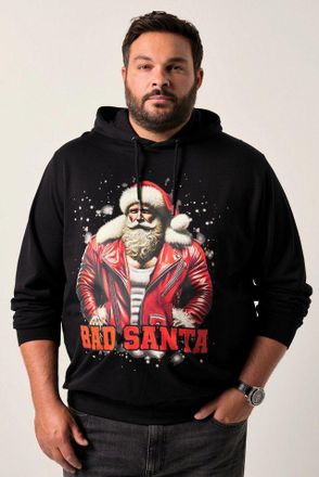 Men Plus Sweatshirt Hoodie XMAS Weihnachts-Motiv Sweater Kapuze