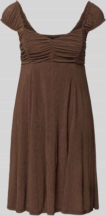 Only Ausgestelltes Freizeitkleid mit Strukturmuster Modell HELDA