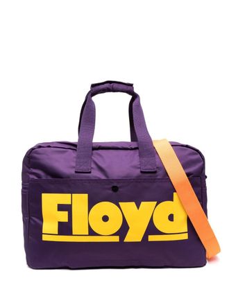 Floyd sac fourre-tout zipp&eacute; &agrave; logo imprim&eacute; - Violet