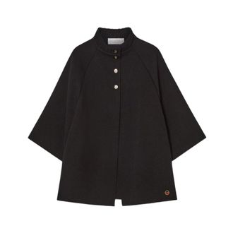 Busnel Lucine Cape - - Jackets - Damen - Schwarzk - M