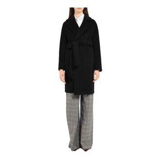 Max Mara Einreiher-M&auml;ntel - - Coats - Damen - Schwarzk - S