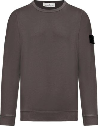 Stone Island Homme, Sweatshirts et sweats &agrave; capuche, Gris, Taille: 3XL Cotton Crew Neck SweaT-shirt