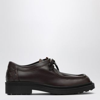 Bottega Veneta Braune Ben-Schn&uuml;rschuhe