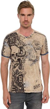 Rusty Neal T-Shirt Rusty Neal T-Shirt mit coolem Allover-Print
