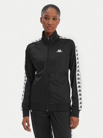 Kappa Sweatshirt Banda Wanniston 301PSC0 Schwarz Slim Fit