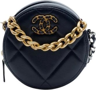 Chanel Sac bandouli&egrave;re matelass&eacute; mini doccasion - Femme - Pre-owned - Bleu - Taille: ONE Size