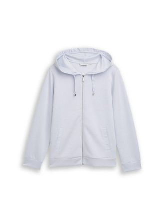 Tom Tailor Sweatjacke Strick & Sweatshirts Plus Size - Hoodie Sweatjacke aus Scuba