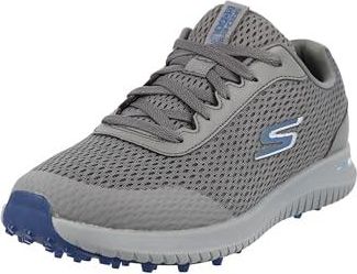 Skechers Homme GO Golf Max 2 Fairway 3 Baskets, Charcoal Textile/Navy Trim, 40 EU