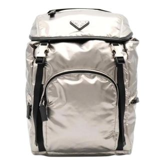 Prada Pre-owned Vintage Rucksack - - Pre-owned - Damen - Grau - ONE SIZE