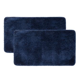 Miulee Teppich Badgarnitur 2 Teilig Badematte Badezimmerteppich Badvorleger Rutschfest Waschbar Bettvorleger Badteppich Saugf&auml;hige Duschvorleger Fussmatte f&uuml;