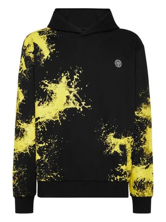 Plein Sport Splash Kapuzenpullover - Schwarz