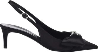 Baldinini Satin Slingback Pump - - Shoes - Damen - Schwarzk - 39 EU
