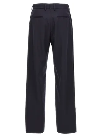 Fendi Mens Blue Polyester Casual Pants