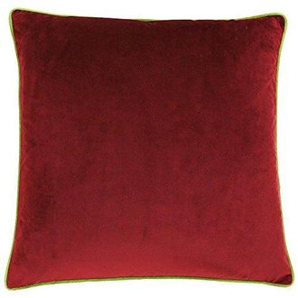 Riva Paoletti Meridian Kissenbezug, Maroon/Moss, 55 x 55cm