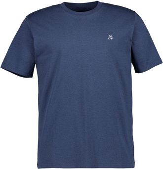 Marc O'Polo Herren T-Shirt blau Baumwolle
