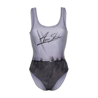 Acne Studios Scoop Neck One-piece - - Swimwear - Damen - Blau - L