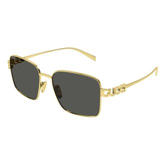 Gucci Eckige Sonnenbrille - - Accessories - Damen - Gelb - 54 MM