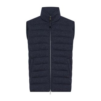 Seventy Gilet Doppio aus Kaschmir-Mischgewebe - - Jackets - Herren - Blau - L