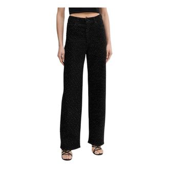 A|X Armani Exchange High Waist Relaxed Jeans - - Trousers - Damen - Schwarzk - W25