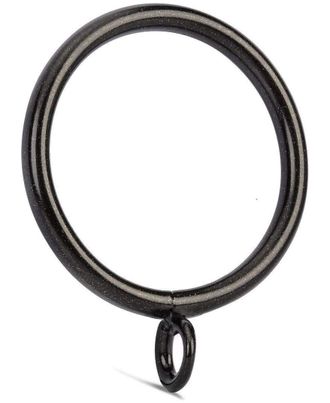Generic Metallvorhangring mit Flacher Öse, Innendurchmesser 51mm, passend für Gardinenstangen unter 43mm,Öl eingerieben Bronze,40 Stück