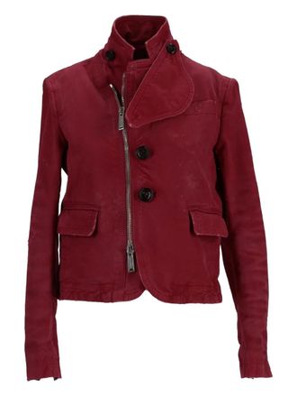 Dsquared2 veste D2 à fermeture zippée - Rouge