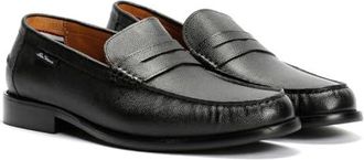 Ben Sherman Hester Leather Mocassins pour homme Noir, Noir, 42 EU
