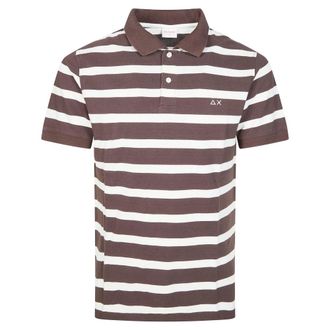 Sun 68 Homme, Tops, Brun, Taille: XL Polo Righe