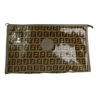 Fendi Pochette en cuir Pre-owned - Femme - Pre-owned - Brun - Taille: ONE Size