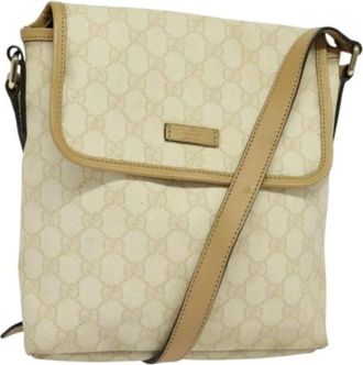Gucci Pre-owned Cuir sacs-gucci - Femme - Pre-owned - Beige - Taille: ONE Size
