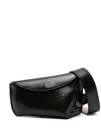 Alexander McQueen T-Bar Sling Schultertasche - Schwarz