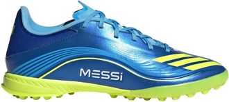 adidas Unisex F50 Messi League TF Fußballschuh Royal Blue/Solar Yellow/Semi Blue Burst 42