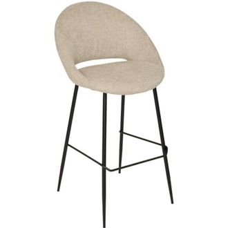 Atmosphera Atmosphera - Tabouret de bar Amago beige 54x52cm créateur dintérieur