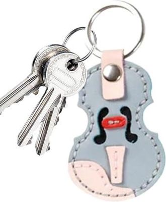 Generic Porte-cl&eacute;s de voiture | Kit porte-cl&eacute;s violon vintage - Accessoires de portefeuille &eacute;l&eacute;gants, porte-cl&eacute;s l&eacute;ger pour sac &agrave; dos, cl&eacute;s de voiture, sac d&eacute;