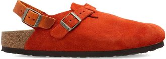 Birkenstock Mules mit Schnallenriemen - Orange