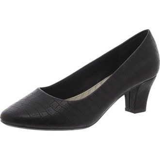 Easy Street Escarpins Ballari pour Femme, Croco Marron, 40 EU