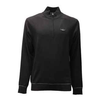 Aeronautica Herren, Strickwaren, Schwarzk, LGr&ouml;&szlig;e