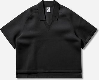 Nike Women s Shortsleeve Fleece Top Black