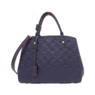 Louis Vuitton Pre-owned Montaigne BB Monogram Empreinte Bag - Femme - Pre-owned - Bleu - Taille: ONE Size