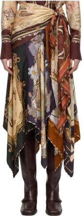 Zimmermann Valiant Draped Scarf Skirt - - Skirts - Damen - Mehrfarbig - S