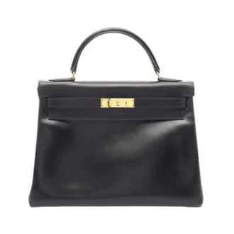 Herm&egrave;s Pre-owned Cuir sacs-main - Femme - Pre-owned - Noir - Taille: ONE Size