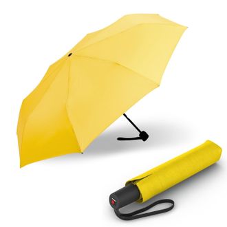 Knirps Regenschirm I.200 Medium Duomatic mit Schirmtasche I kleiner Taschenschirm mit Drucktaste I Regenschirm automatisch & kompakt I Taschenregenschirm lei