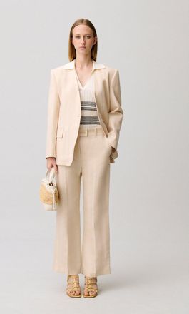 Claudie Pierlot Flie&szlig;ende Leinenhose