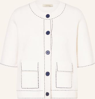 Lilienfels Lilienfels Strickjacke Mit Cashmere weiss