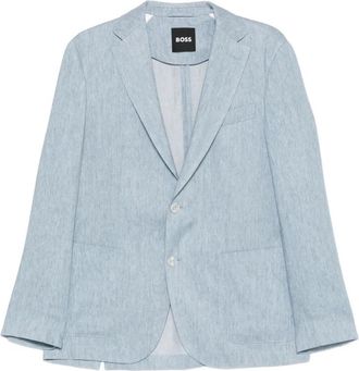 HUGO BOSS Homme, Vestes, Bleu, Taille: L Viscose Blazer