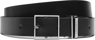 Calvin Klein Damengürtel Branded Loop Square Belt 2.5 K60K612866 Schwarz