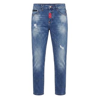 Philipp Plein Homme, Jeans, Bleu, Taille: W29 Nouveau Jean Coupe Fusel&eacute;e Basique