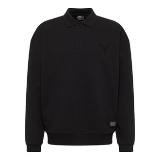 Carlo Colucci Oversize Polo Sweatshirt - Carat 2.0 - - Sweatshirts & Hoodies - Herren - Schwarzk - M