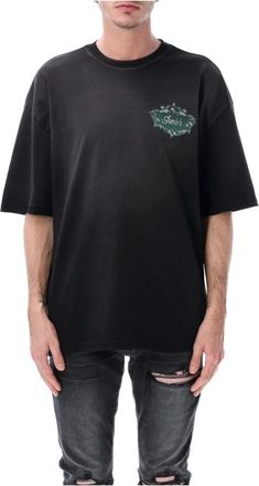 Amiri Homme, Tops, Noir, Taille: XL Chateau Crest Maiolica Tee