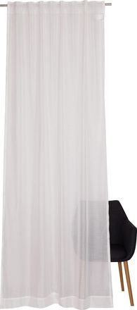 Schöner Wohnen Kollektion Gardine Solid 130x250 - Vorhang 2er Set halbtransparent Offwhite - Vorhänge Wohnzimmer - Dekoschal - Curtains